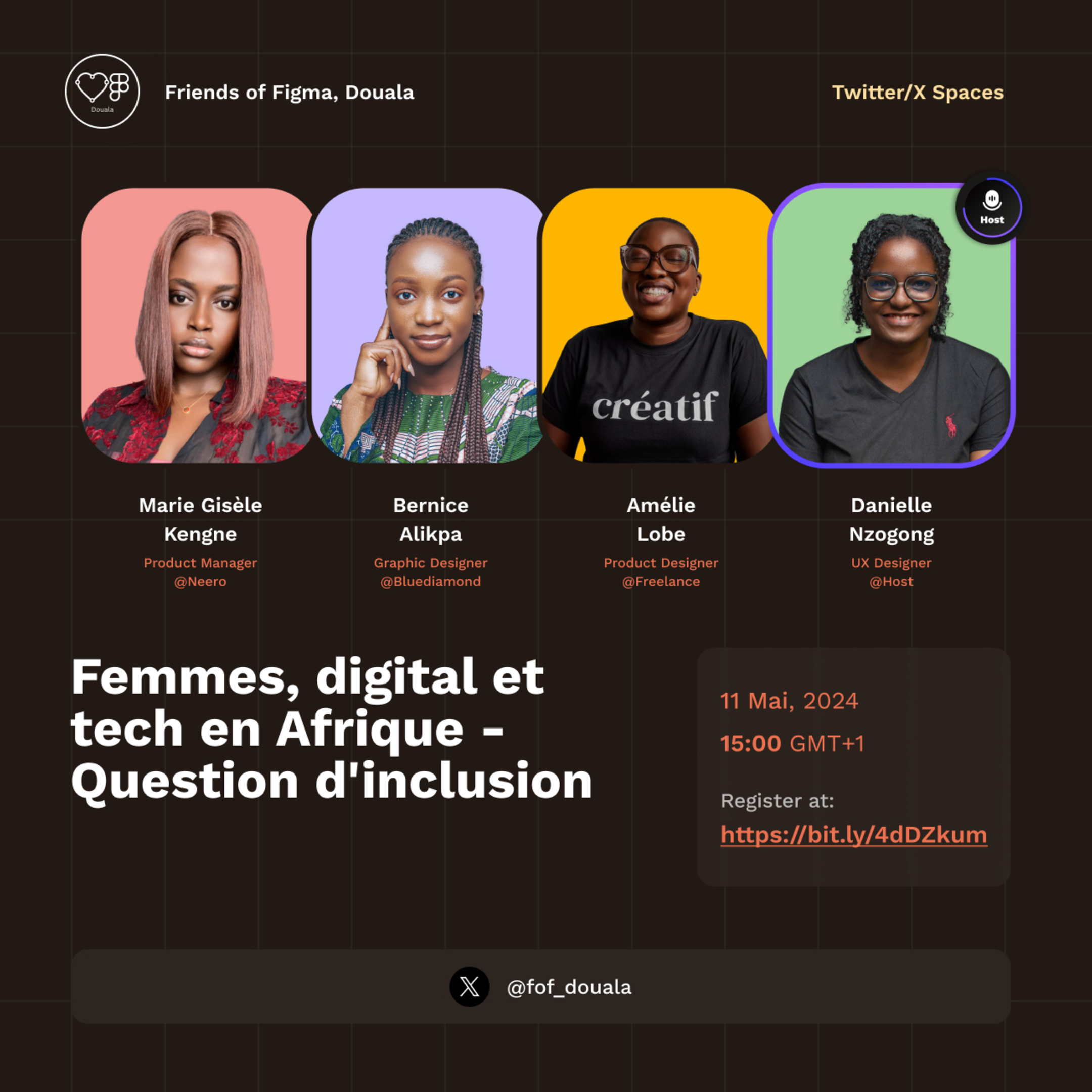 See Femmes, digital et tech en Afrique - Question d'inclusion. at Figma Douala
